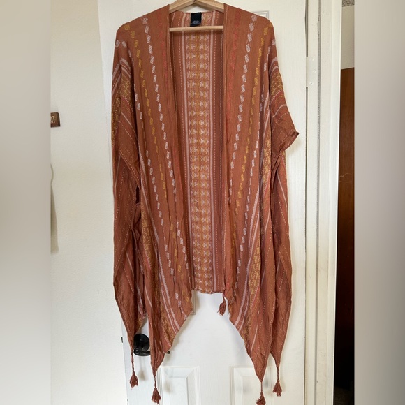 Tops | Rust Colored Kimono | Poshmark